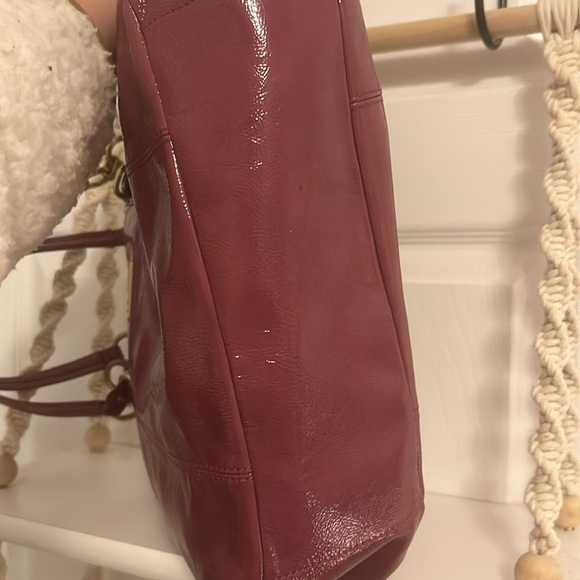 Coach | Bags | Shiny Purple Madison Coach Raspberry Handbag | Poshmark